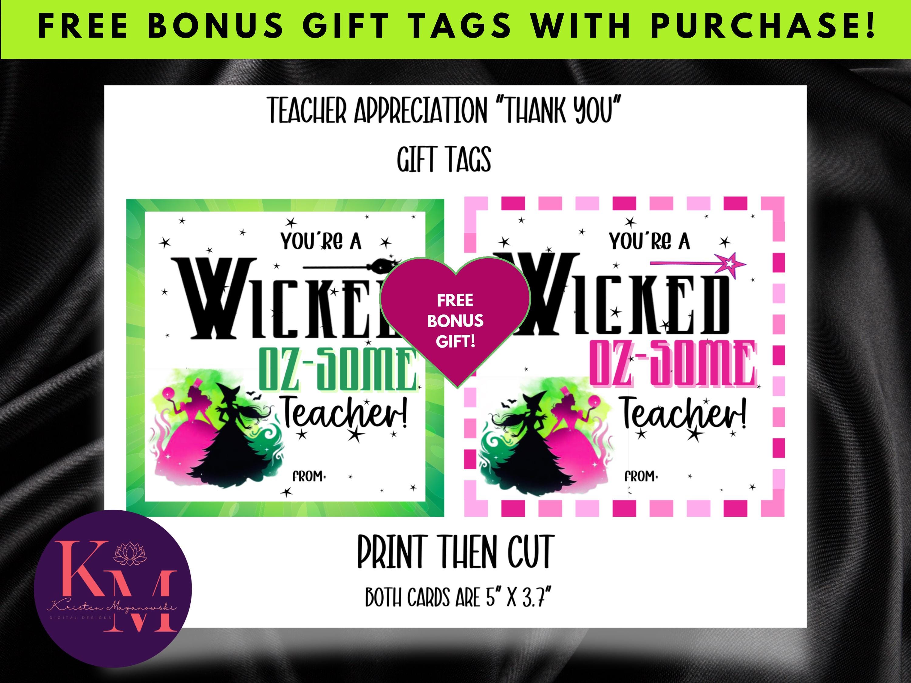 Teacher and Staff Appreciation Week Flyer, "wicked". Personalize on ...