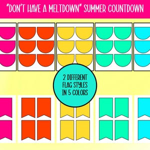 Don't Have a Meltdown Summer Countdown Bulletin Board Kit - Etsy