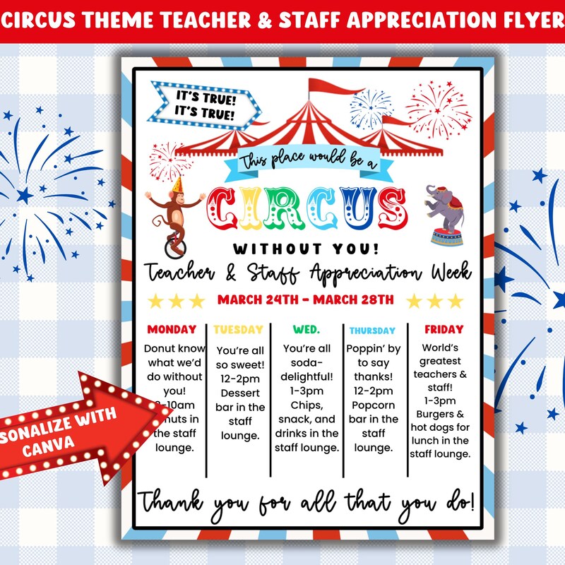 Circus Poster - Etsy