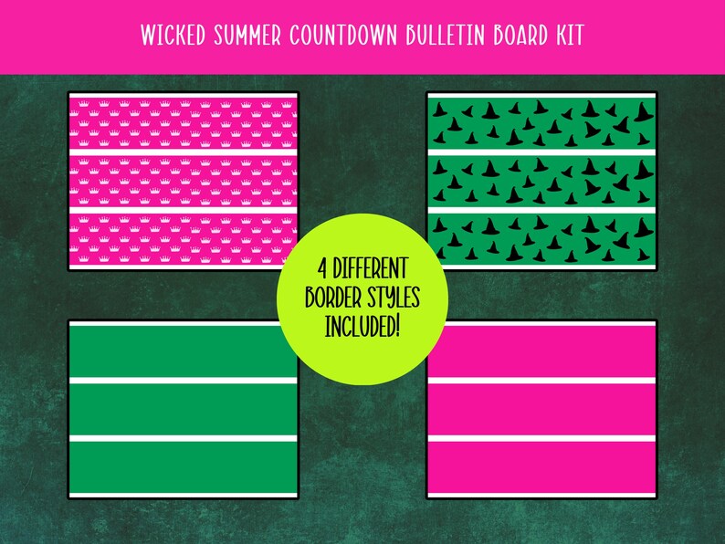 Wicked Summer Countdown Bulletin Board Kit. - Etsy