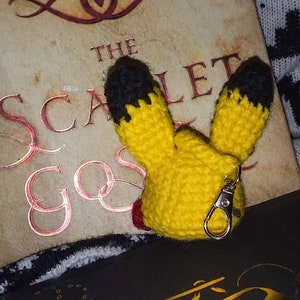 Pikachu Pokemon Inspired Amigurumi Handmade Crotchet Keychain Pokemon ...