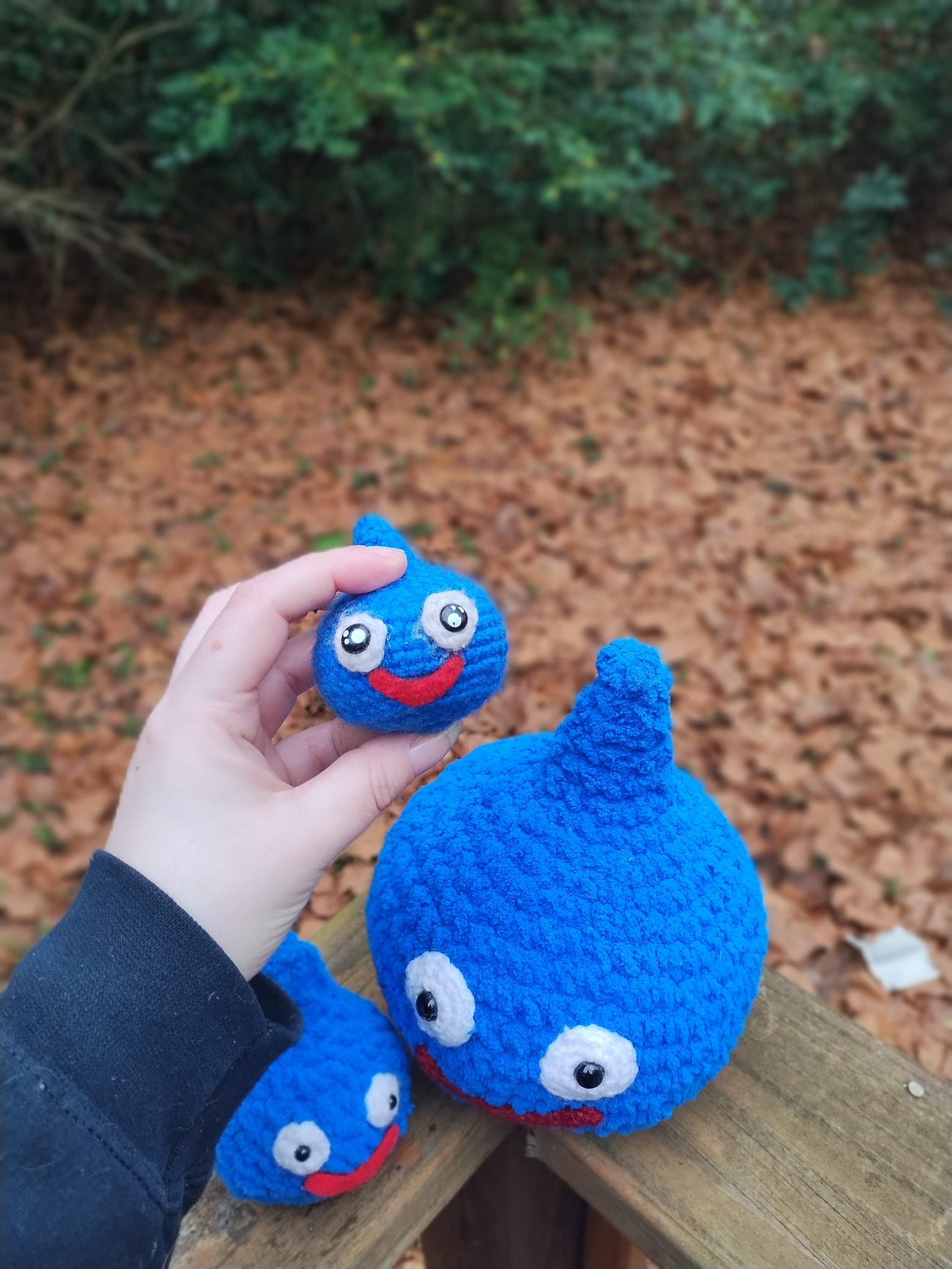 Custom Dragon Quest (warrior) Slime Large/medium/small Plush Blanket ...