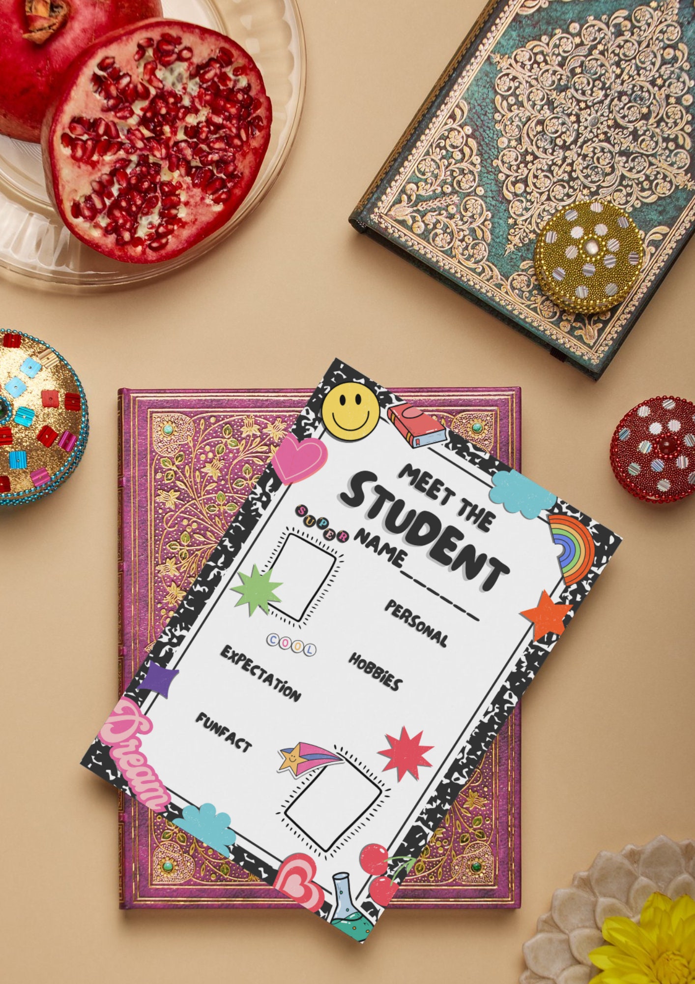 Meet the Student Printable for Teachers - Etsy