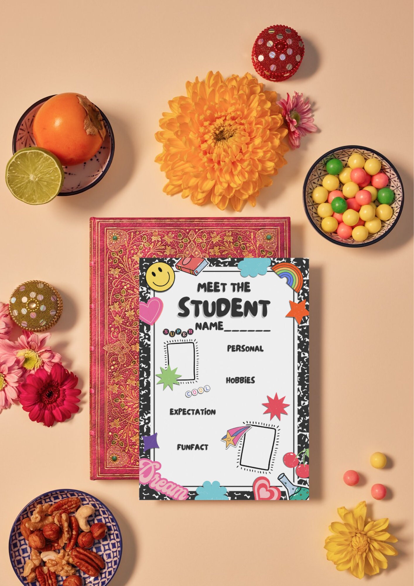Meet the Student Printable for Teachers - Etsy