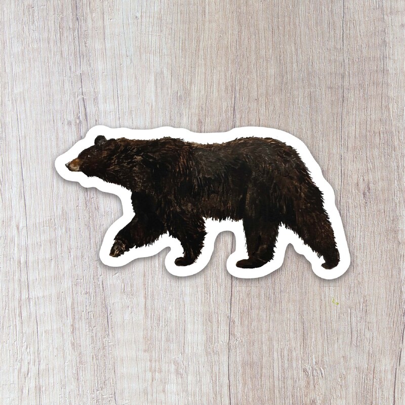 Black Bear Stickers - Etsy