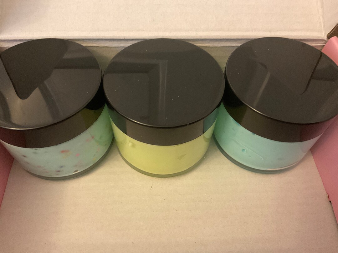 3 Plain 2 OZ Slime Sample Box, Sample Box 2, Butter, Glossy, Foam - Etsy