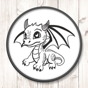 Cute Dragon Bundle SVG, Fantasy SVG, Kids Dragon, Cute Mythical Animal ...