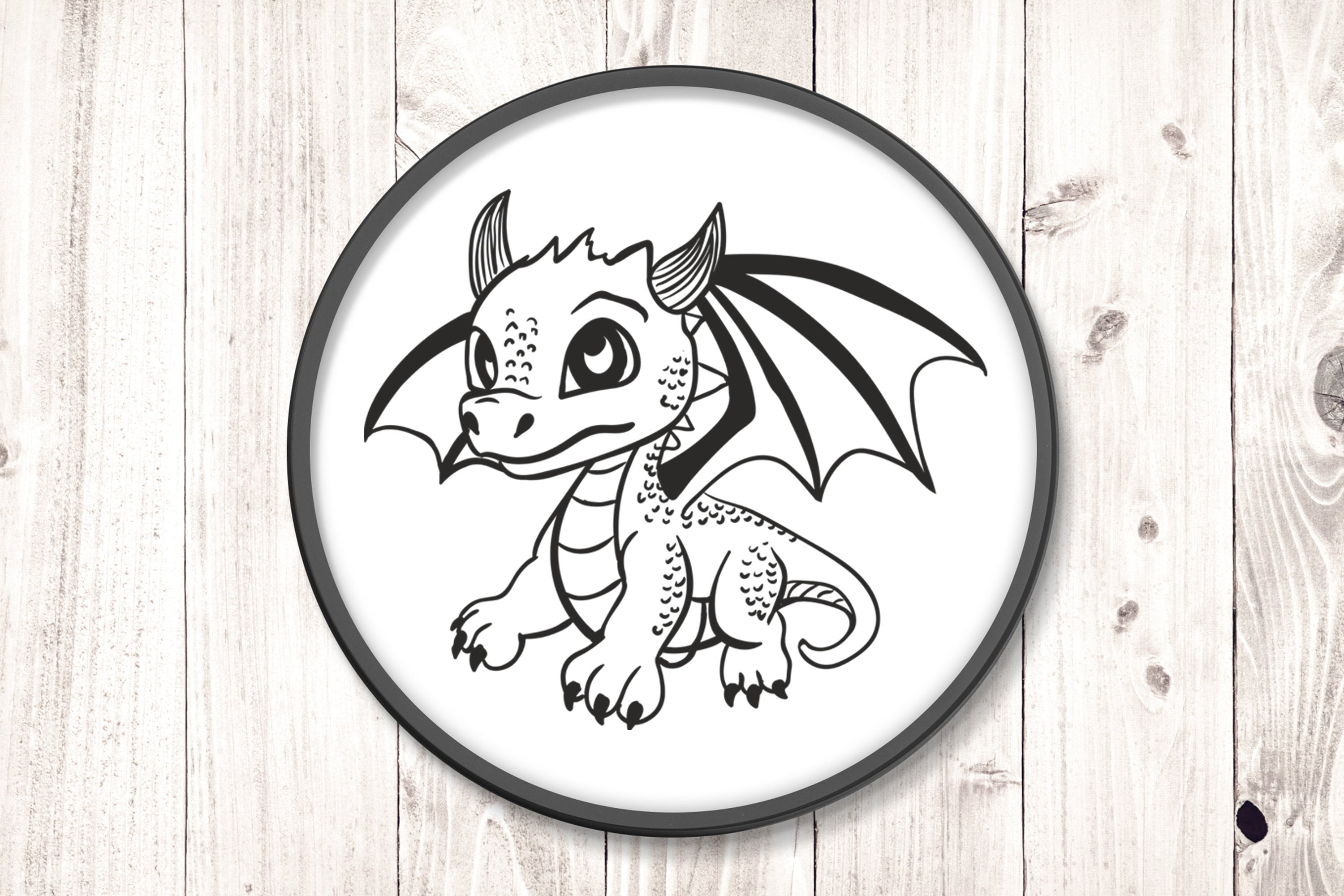Cute Dragon Bundle SVG, Fantasy SVG, Kids Dragon, Cute Mythical Animal ...