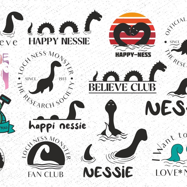 Loch Ness Svg - Etsy