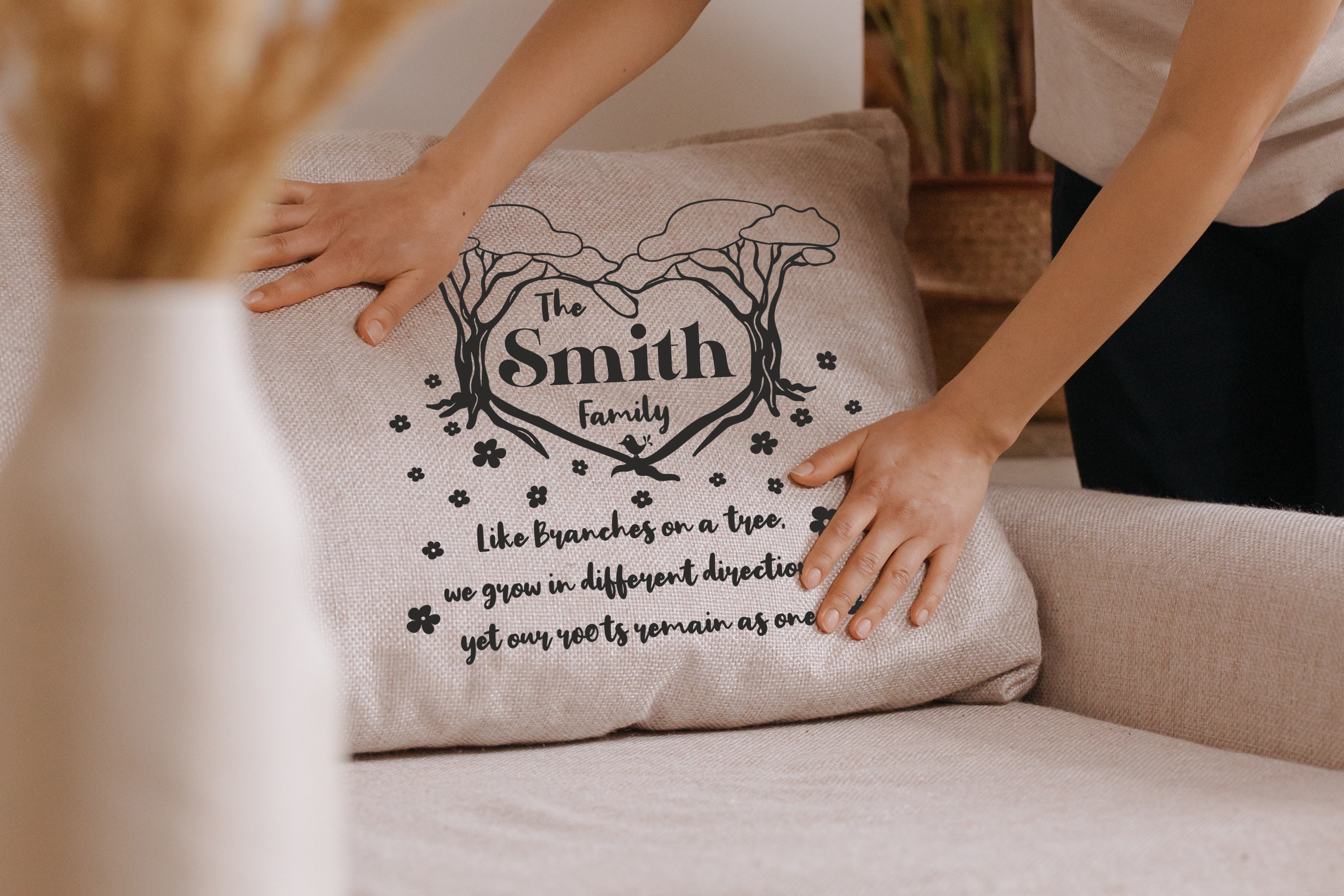 Family Tree Branches SVG, Roots SVG, Family Home Decor, Farmhouse Wall ...