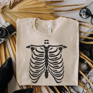 Skeleton Torso SVG Bundle, Ribcage Bones Cut Files (digital Download ...