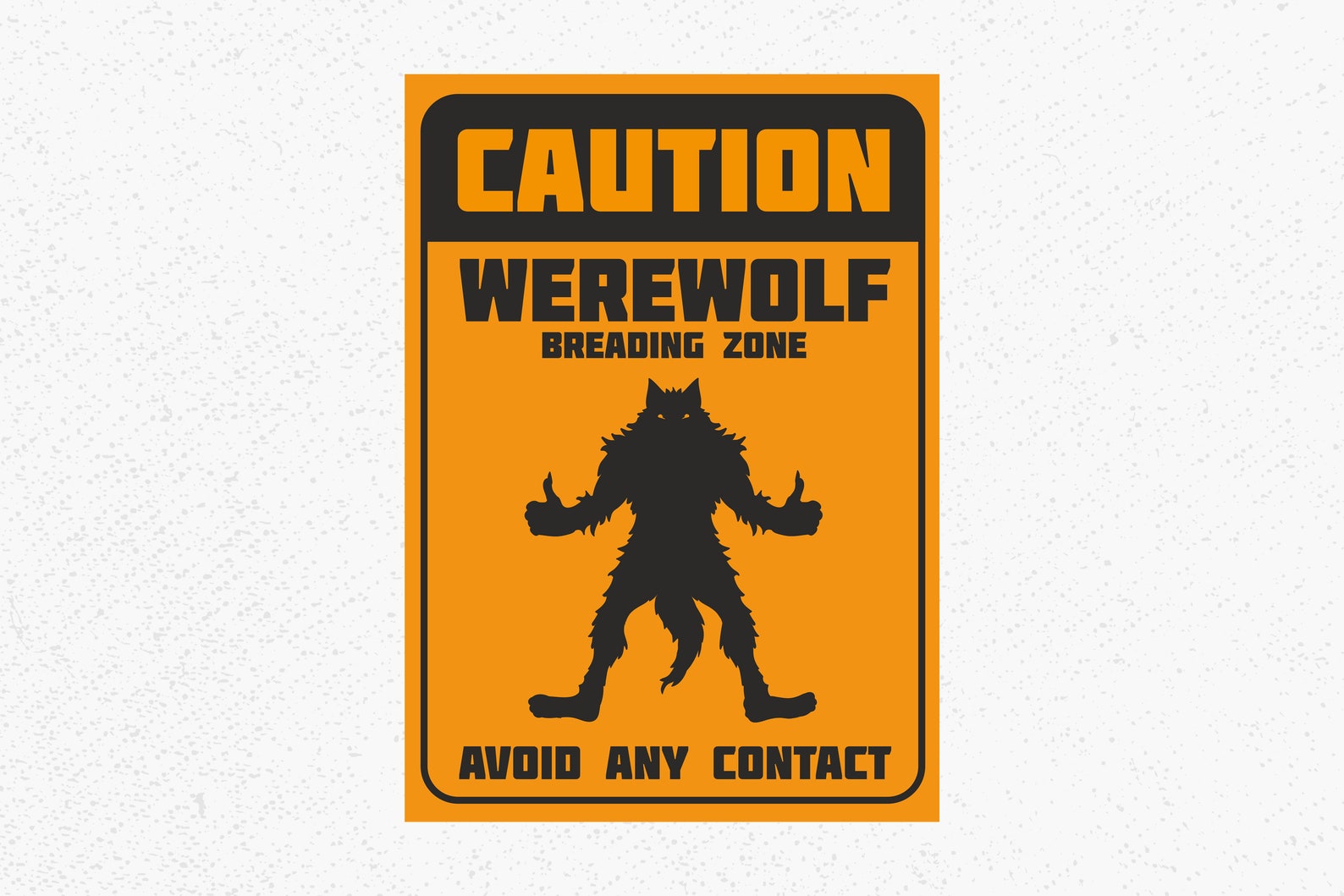 Werewolf Sign Svg, Howling Werewolf Gift, Funny Werewolf Gift, Sign for ...