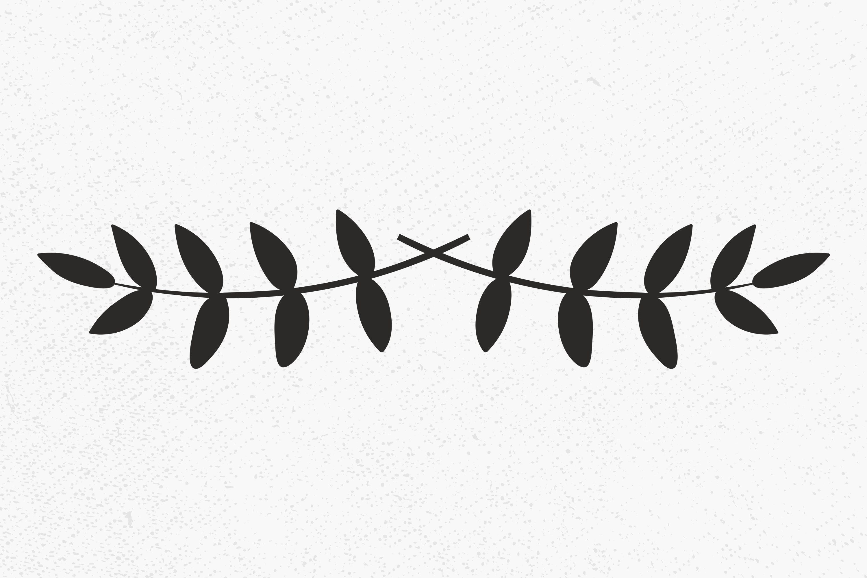 Greenery Leaf Divider Bundle SVG, Greenery Floral Leaf Svg, Floral ...