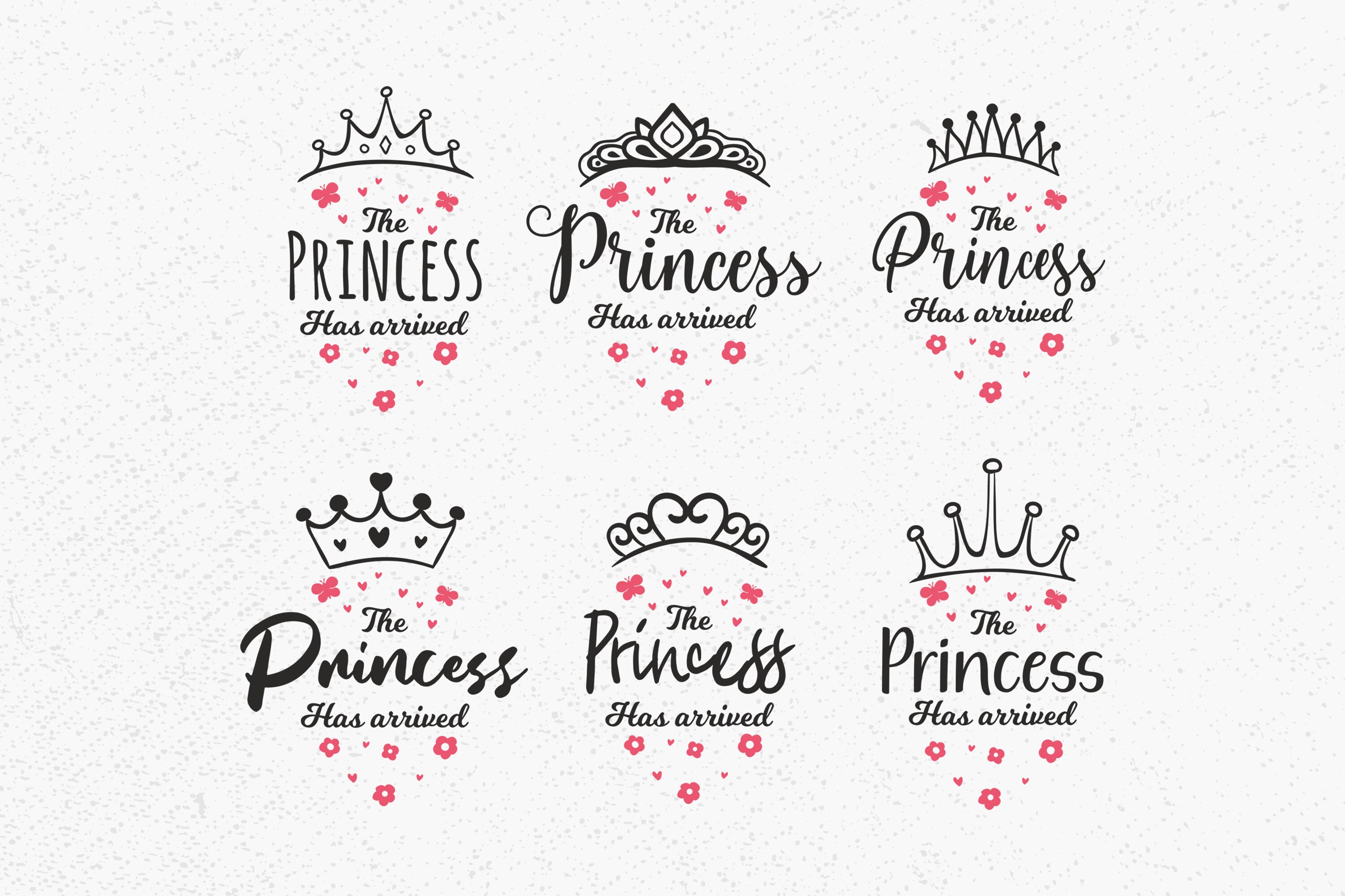 The Princess Has Arrived SVG, Bundle, Baby Girl Svg, Little Girl Svg ...