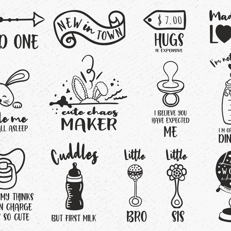 Cute Sayings Bib - Etsy