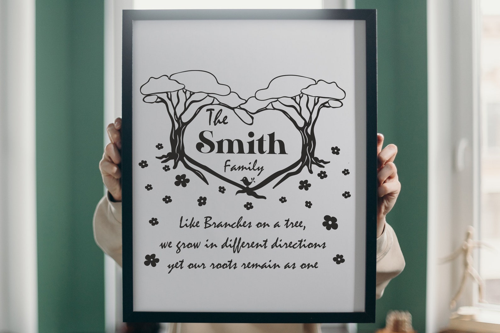Family Tree Branches SVG, Roots SVG, Family Home Decor, Farmhouse Wall ...