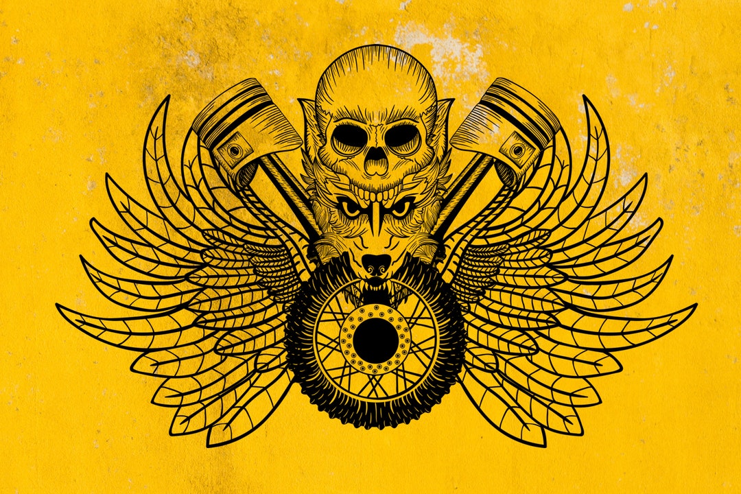 Skull Mechanic Design, Motorcycle Repair Svg, Motorbike Maintenance Svg ...