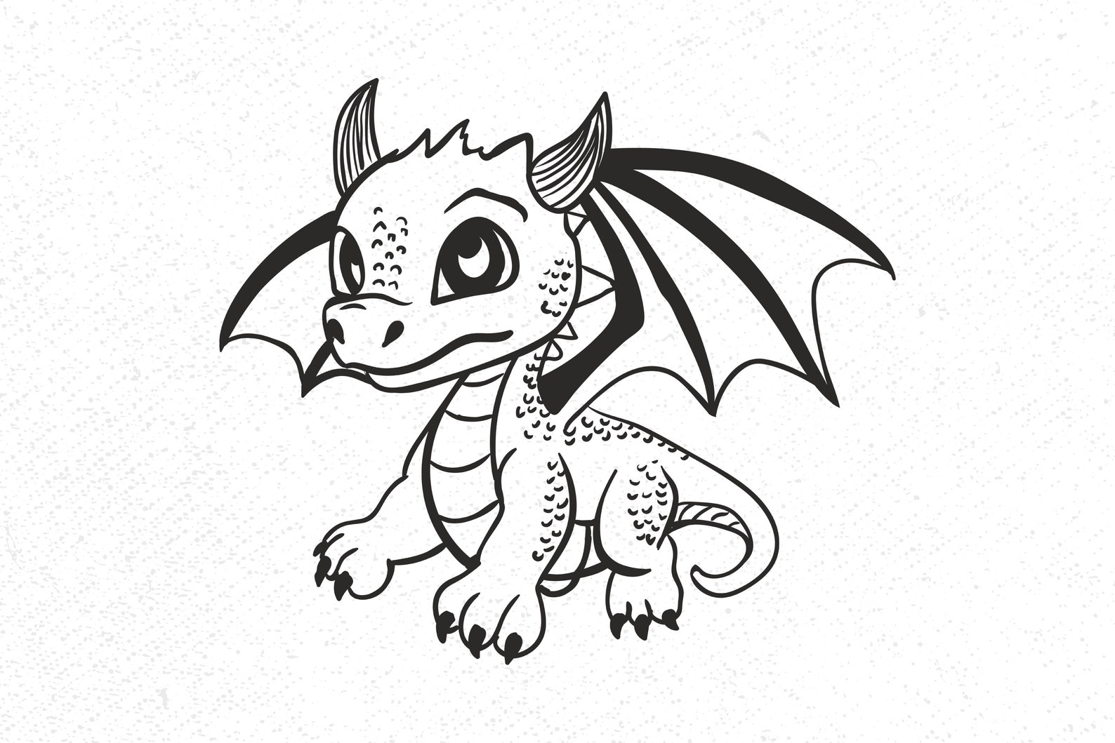 Cute Dragon Bundle SVG, Fantasy SVG, Kids Dragon, Cute Mythical Animal ...