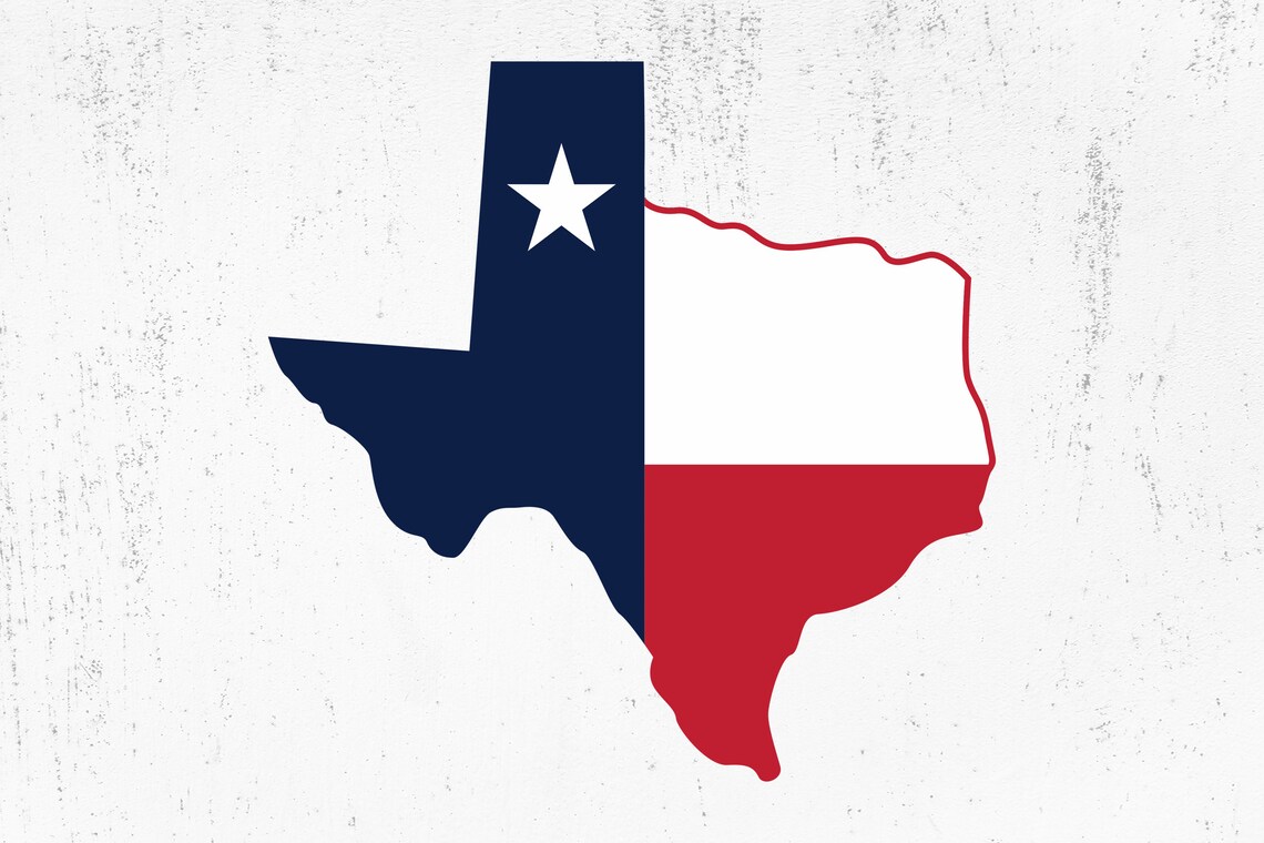 Texas State Map and Flag SVG, Texas Svg, US State SVG, United State ...