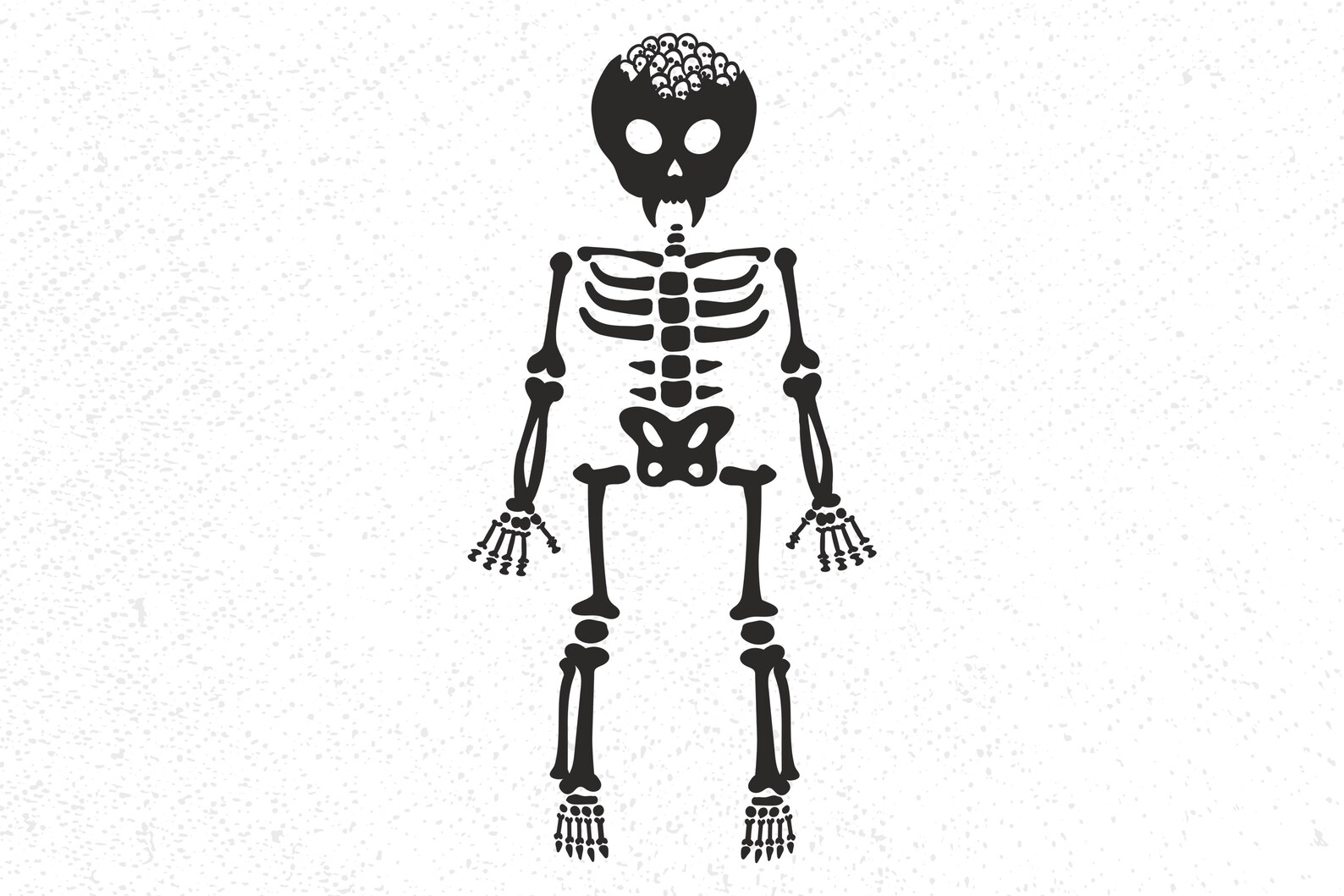 Skeleton SVG Bundle, Bones Cut File, Halloween Clipart (digital ...