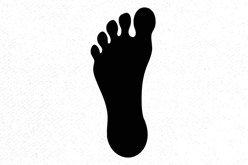 Footprint Bundle Svg, Silhouette, Foot, Toes, Sole, Barefoot, Podiatry ...