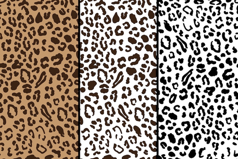 Leopard Pattern Svg, Leopard Textures Bundle SVG, Leopard Texture SVG ...