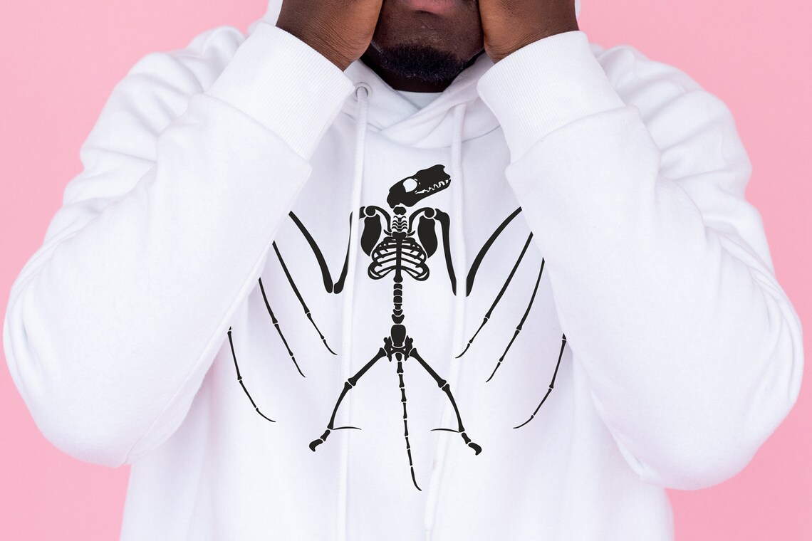 Bat Skeleton With Wings SVG, Bat Skeleton Png, Skeleton Cut File, Bat ...