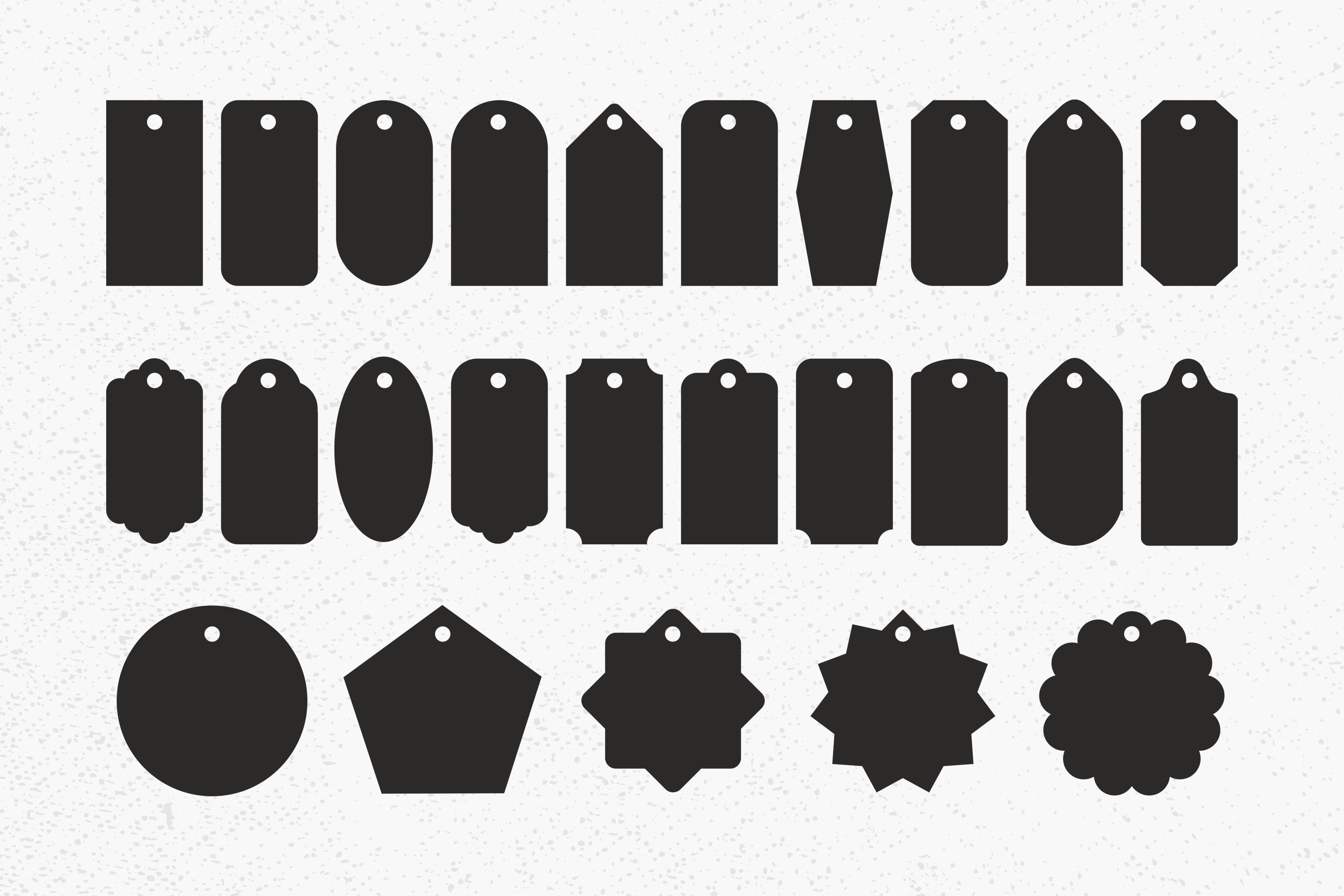 Tags Bundle SVG, Tag SVG, Tags Template, Gift Tags, Gift Label SVG ...