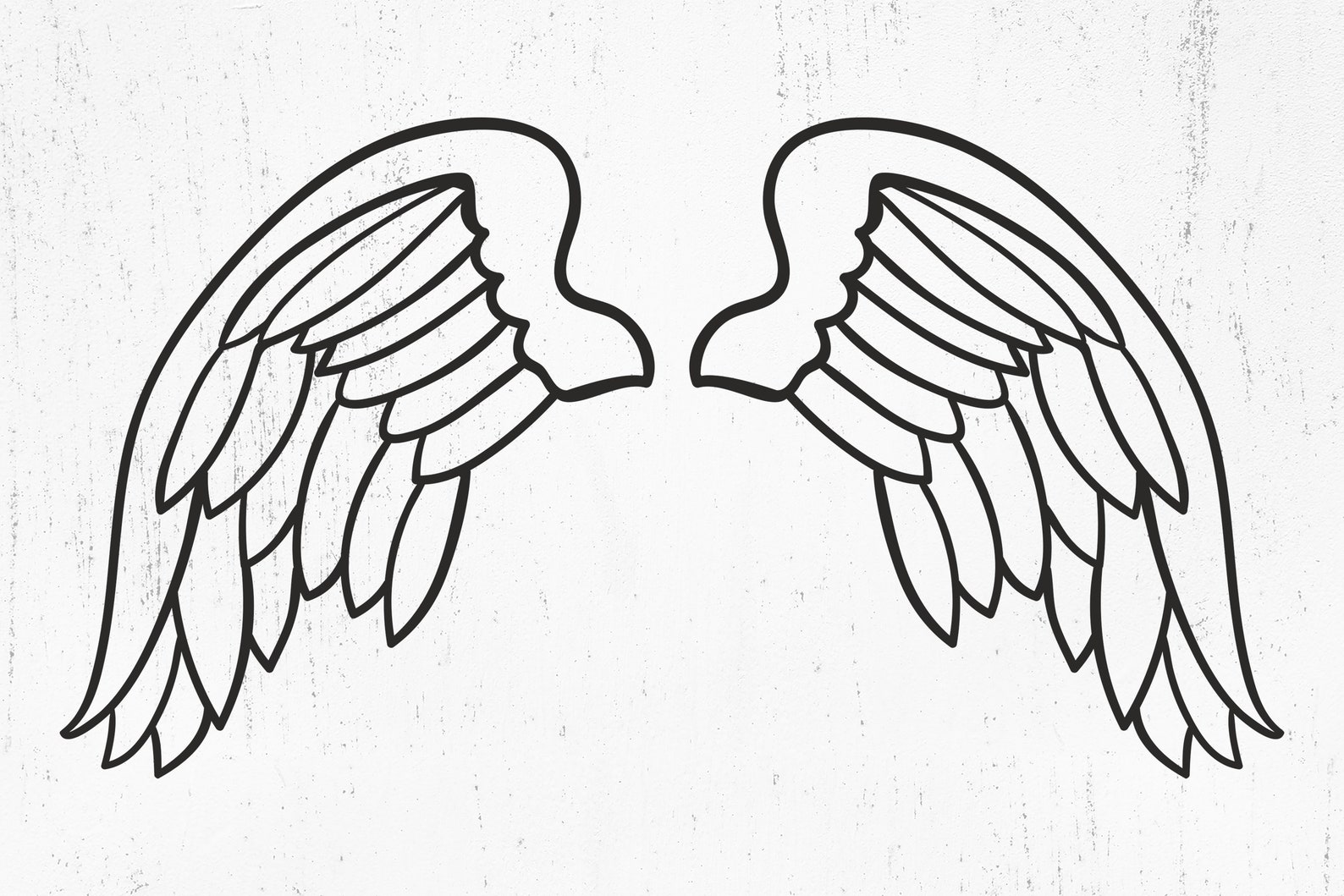 Angel Wings Svg Bundle, Heavenly Wings Svg, Cherub Wings Bundle ...