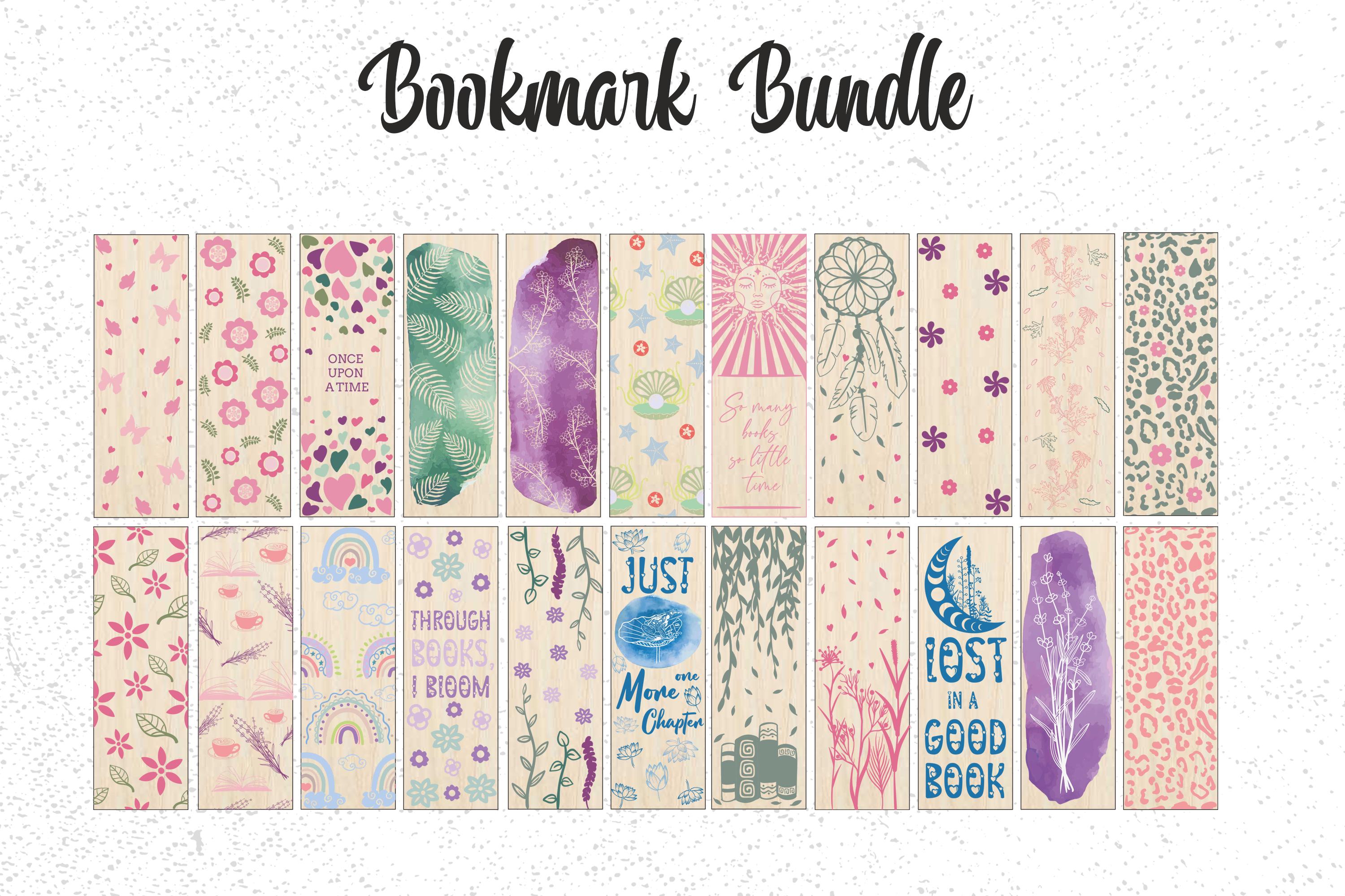 Bookmark Bundle, Bookmark SVG, Bookmark Laser Cut, Laser Cut Files ...