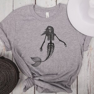 Mermaid Skeleton SVG, Skull Mermaid, Gothic Mermaid SVG, Mermaid Skull ...