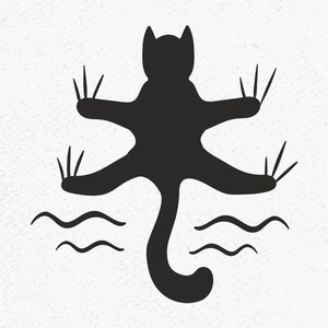 Unlucky Cat SVG, Bad Luck Cat SVG, Black Cat Bundle SVG, Misfortune Cat ...