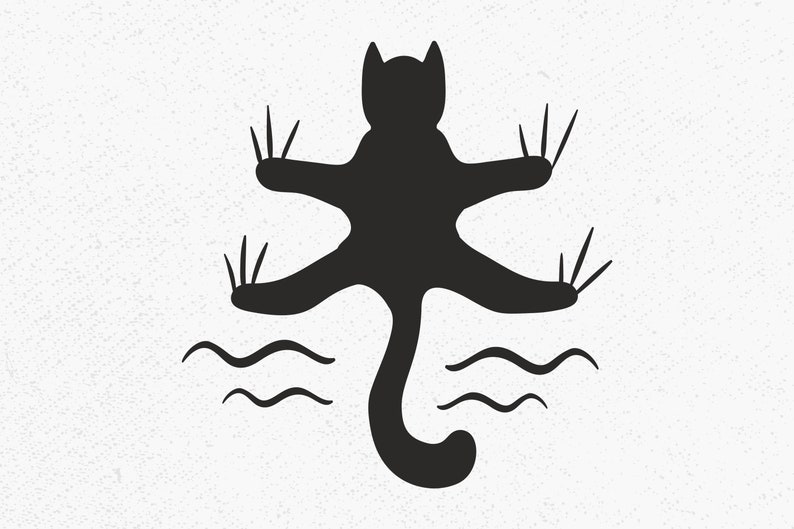 Unlucky Cat SVG, Bad Luck Cat SVG, Black Cat Bundle SVG, Misfortune Cat ...