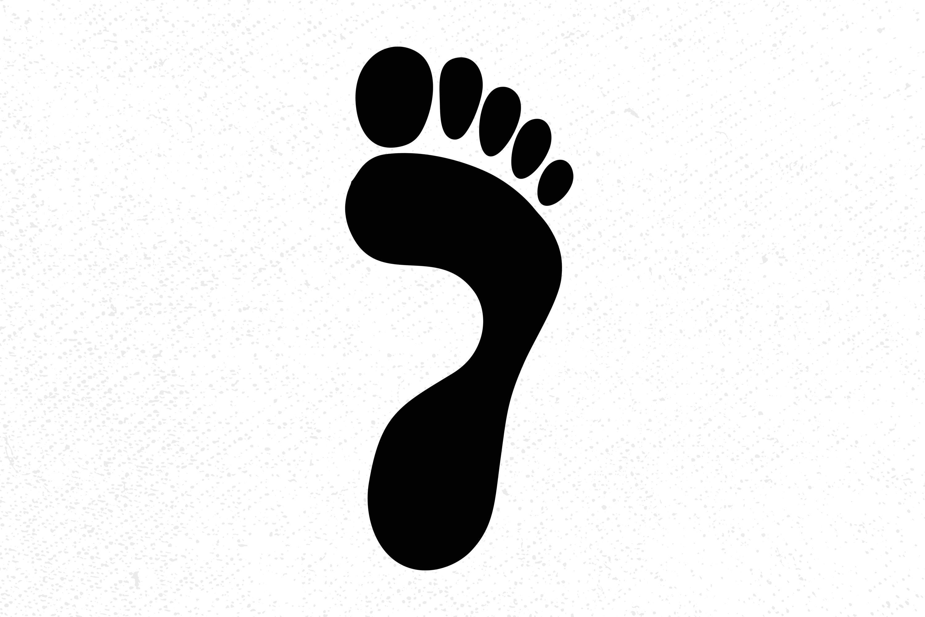 Footprint Bundle Svg, Silhouette, Foot, Toes, Sole, Barefoot, Podiatry ...