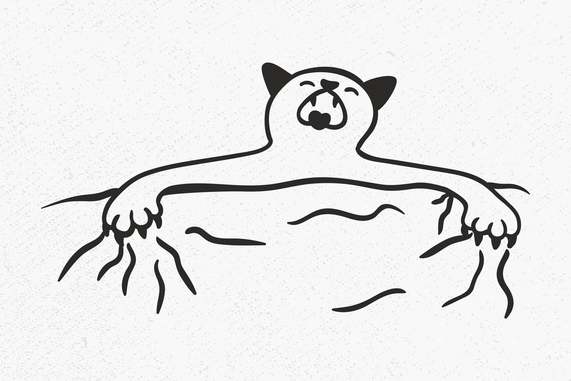 Unlucky Cat SVG, Bad Luck Cat SVG, Black Cat Bundle SVG, Misfortune Cat ...