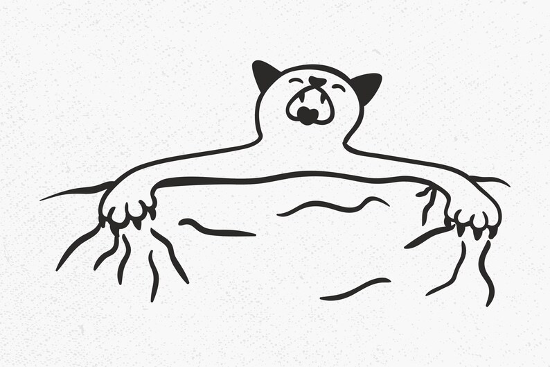 Unlucky Cat SVG, Bad Luck Cat SVG, Black Cat Bundle SVG, Misfortune Cat ...