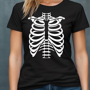 Skeleton Torso SVG Bundle, Ribcage Bones Cut Files (digital Download ...