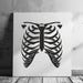 Skeleton Torso SVG Bundle, Ribcage Bones Cut Files (digital Download ...