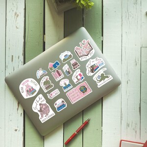 Sticker Book Lover Bundle SVG, Book Lover, Reading Stickers, Literary ...