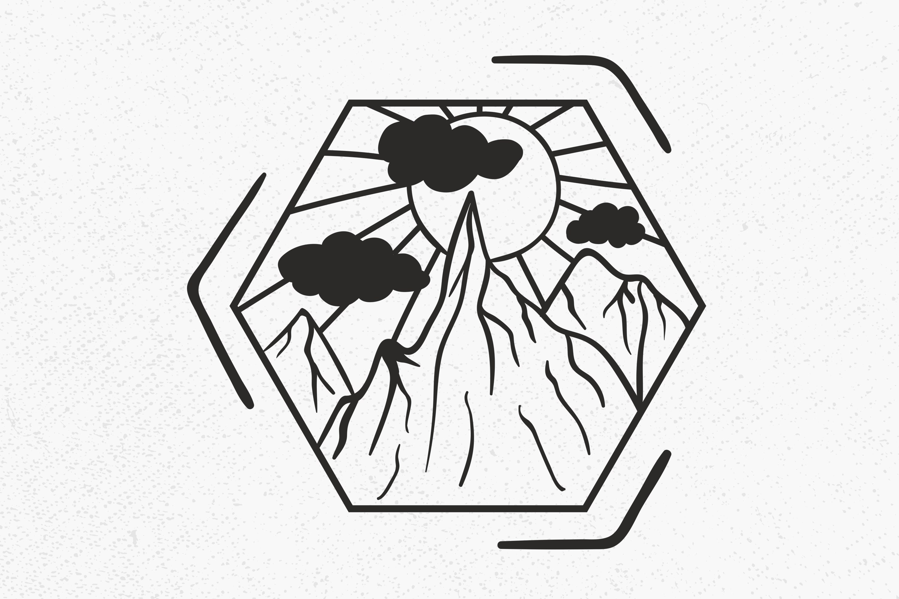 Mountain Bundle Svg Celestial Svg Boho Svg Bundle Landscape - Etsy