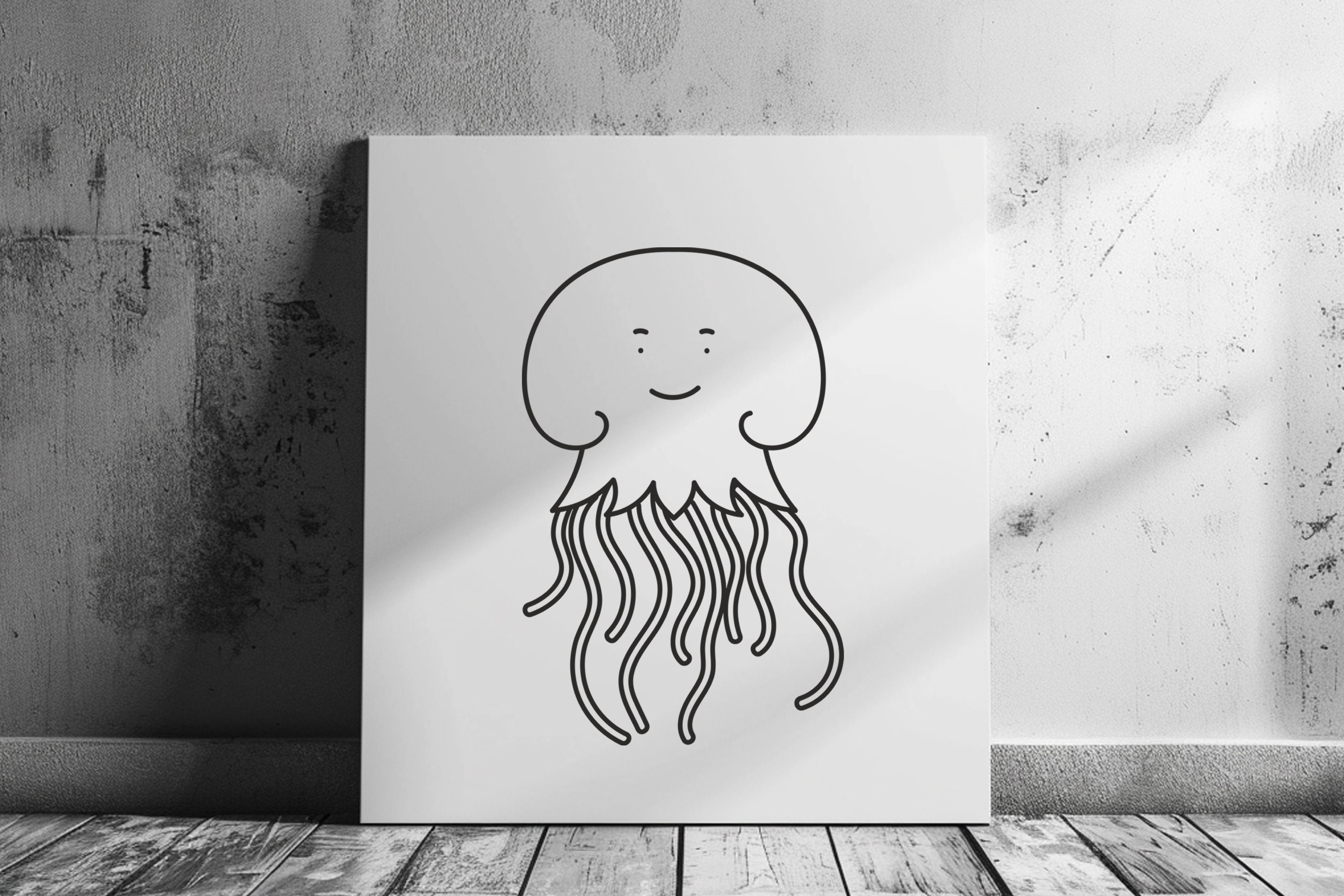 Sea Animals Bundle Svg, Sea Animal Svg, Silhouette, Line-work, Baby ...