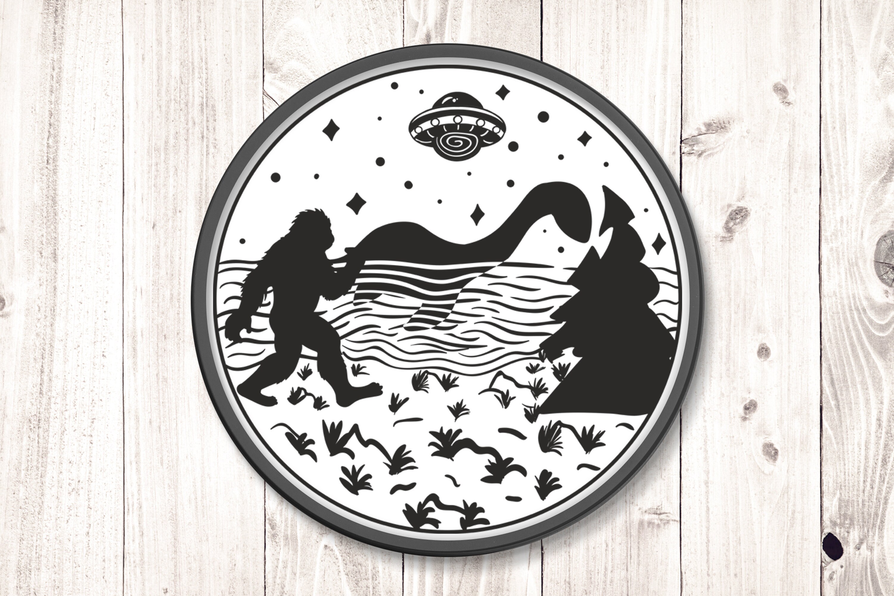 Bigfoot Svg, Loch Ness Monster Svg, Alien Svg, Sasquatch Funny Bigfoot ...