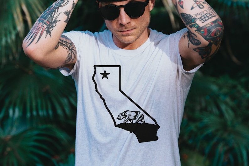 California State Map and Flag Svg, California SVG, US State SVG, United ...