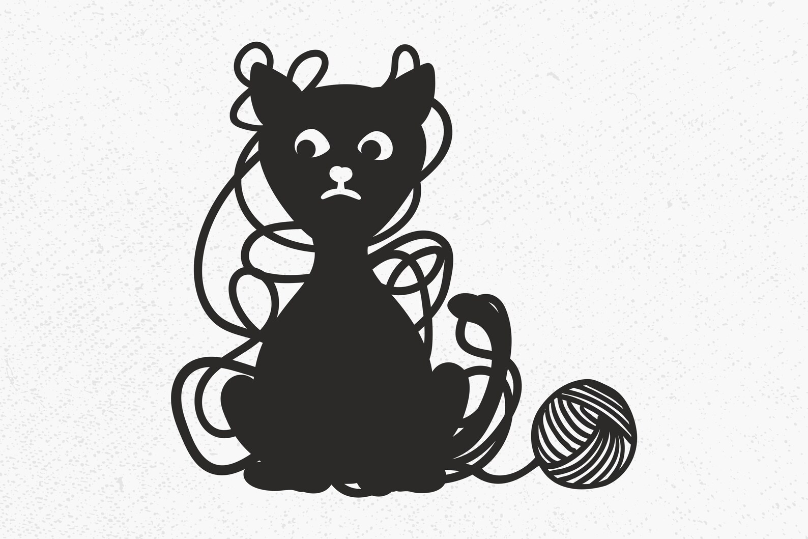 Unlucky Cat SVG, Bad Luck Cat SVG, Black Cat Bundle SVG, Misfortune Cat ...