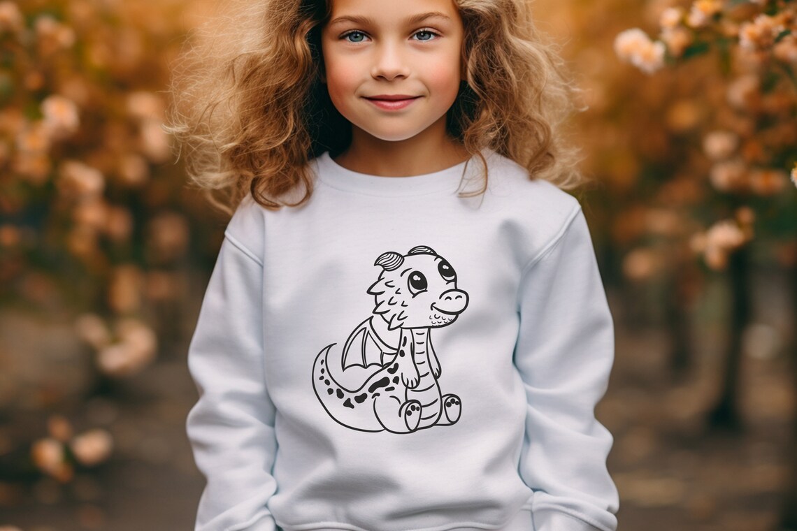Cute Dragon Bundle SVG, Fantasy SVG, Kids Dragon, Cute Mythical Animal ...