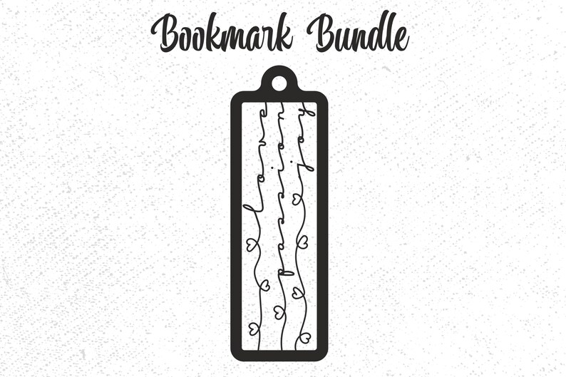 Laser Cut Bookmark Bundle (svg, Png, Dxf, Eps) - Etsy
