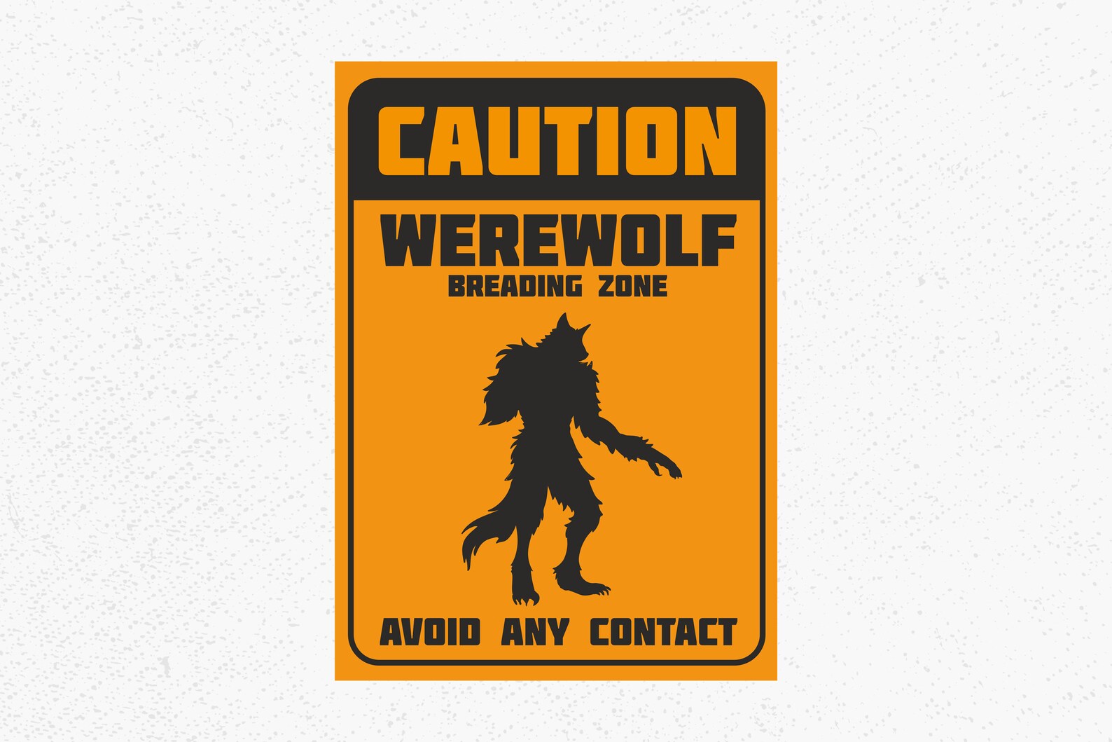 Werewolf Sign Svg, Howling Werewolf Gift, Funny Werewolf Gift, Sign for ...