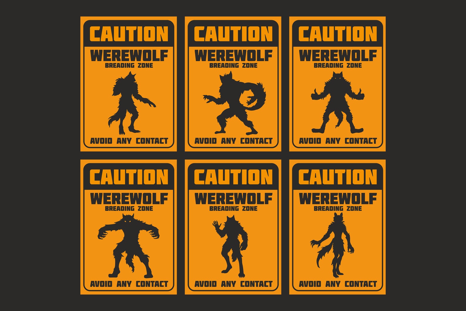 Werewolf Sign Svg, Howling Werewolf Gift, Funny Werewolf Gift, Sign for ...