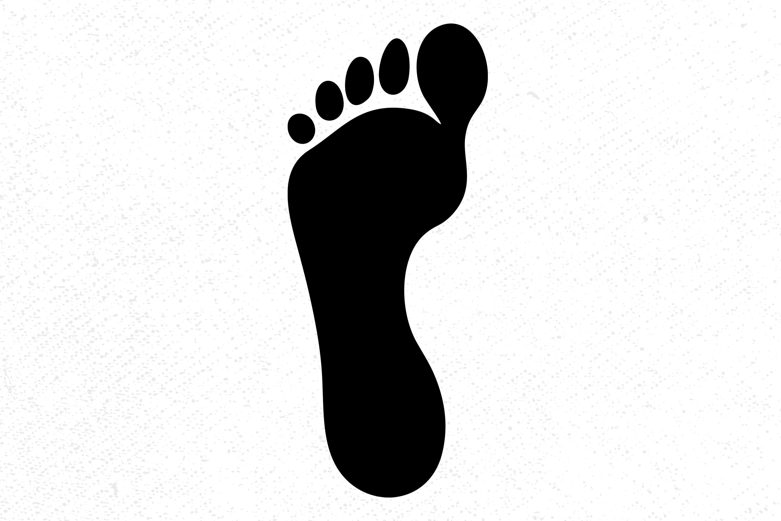 Footprint Bundle Svg, Silhouette, Foot, Toes, Sole, Barefoot, Podiatry ...