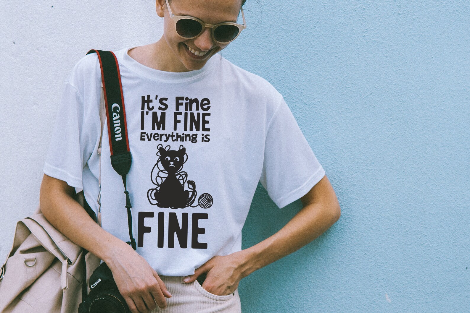 Everything is Fine Svg, It's Fine Svg, I'm Fine SVG, Funny Cat SVG ...